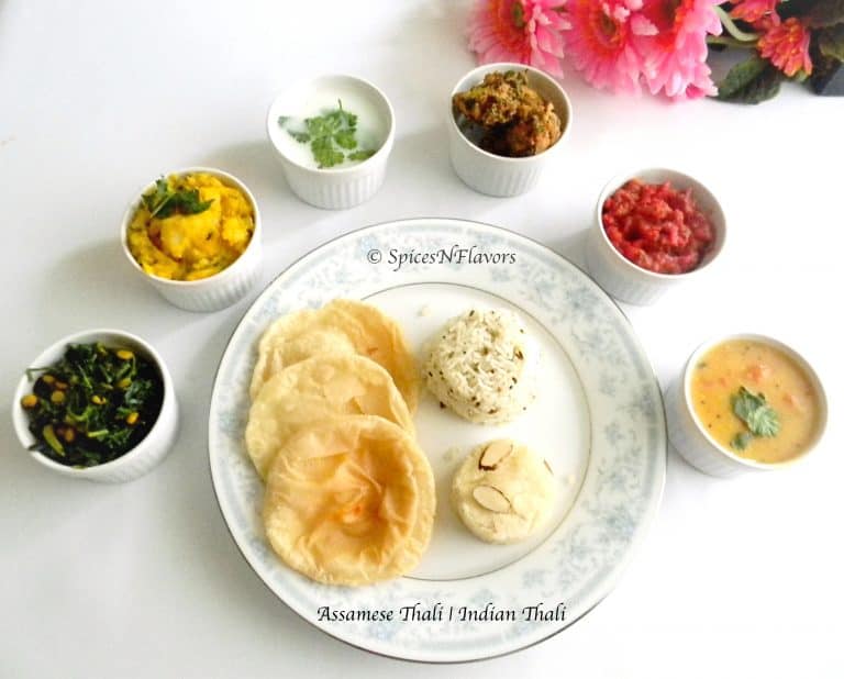 Assamese Thali | Indian Thali - Spices N Flavors