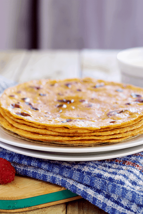 Kumara Chapati - Vegan and Kid Friendly - Spices N Flavors