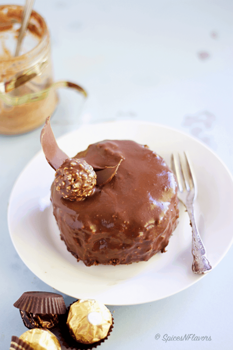 Ferrero Rocher Mousse Cake - Spices N Flavors