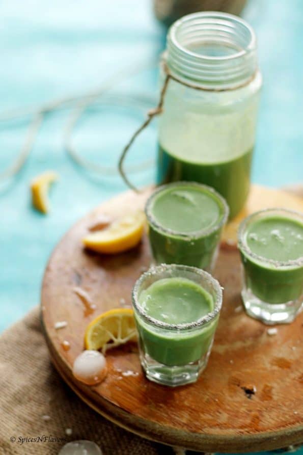 Paan Shots - Refreshing Paan (Betel leaves) Drink - Spices N Flavors