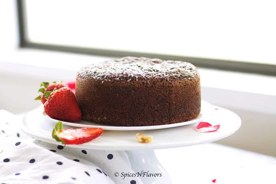 Chocolate Rava Cake in Cooker|Oven|Microwave - Spices N Flavors