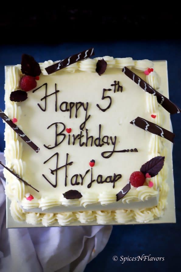 How to write on Cakes - Tips and Tricks - Spices N Flavors