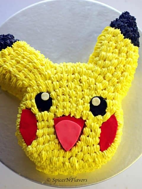 Pikachu Cake Template Archives Spices N Flavors
