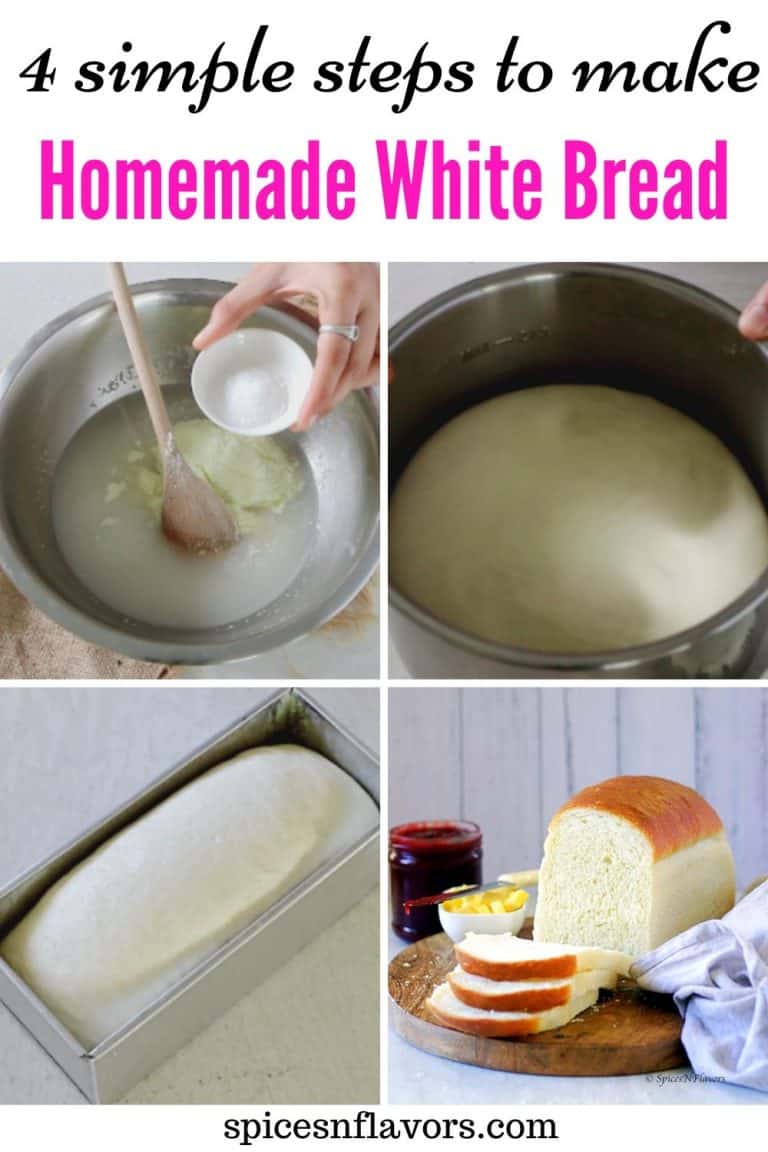 Make your own White Bread recipe in 5 simple steps - Spices N Flavors