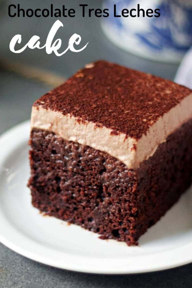 Eggless Chocolate Tres Leches Cake (Milk Cake) - Spices N Flavors
