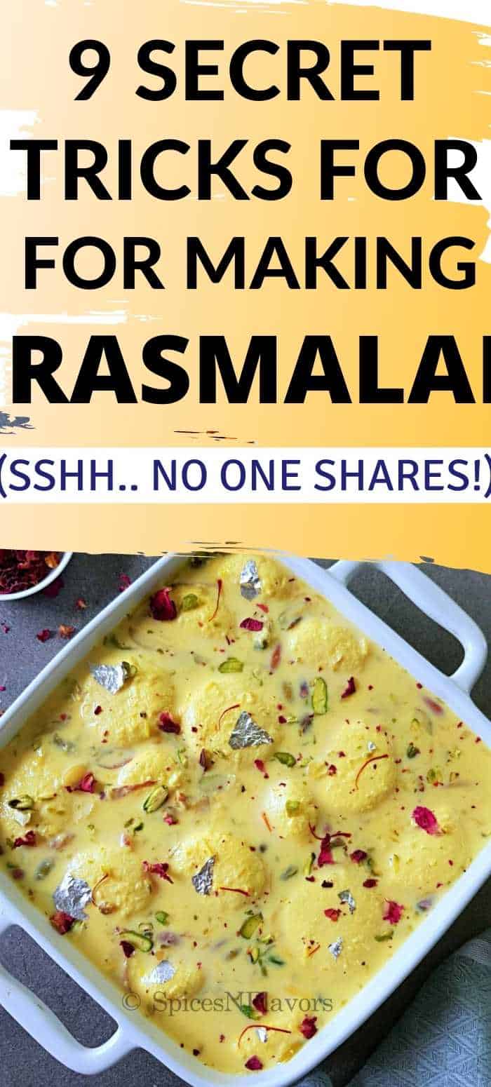 Rasmalai recipe - 9 helpful tricks no one Shares - Spices N Flavors