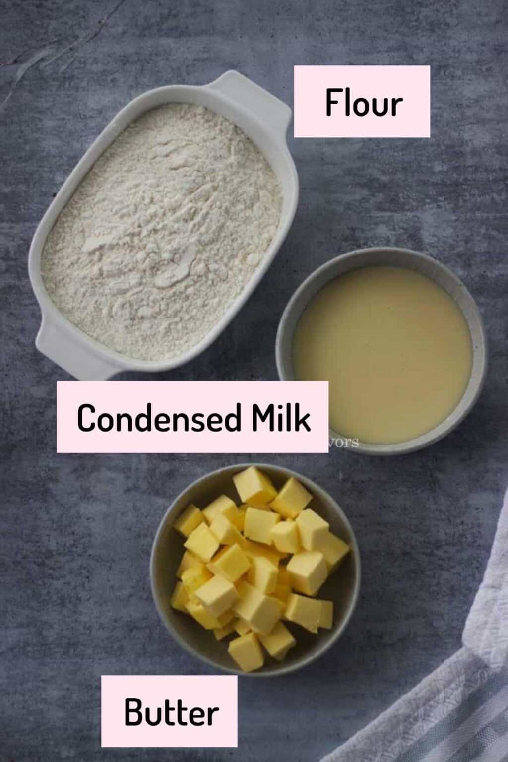 Just 3 ingredients Sweetened Condensed Milk Cookies - Spices N Flavors