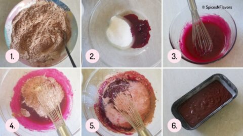 Moist Eggless Chocolate Beetroot Cake - Spices N Flavors