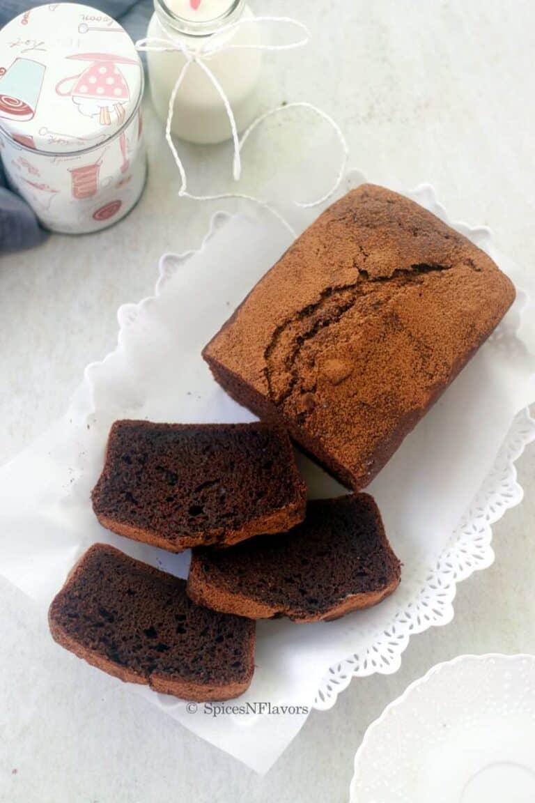 Moist Eggless Chocolate Beetroot Cake - Spices N Flavors
