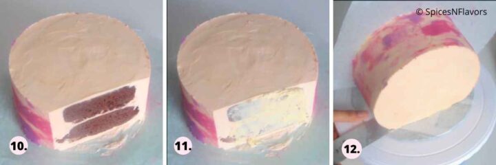 Trending Top Forward Cake Tutorial (Standing Cake) - Spices N Flavors