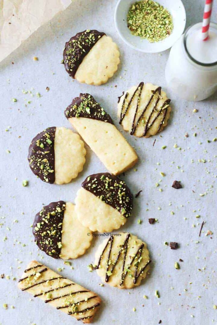 Classic Shortbread Cookies recipe - Spices N Flavors