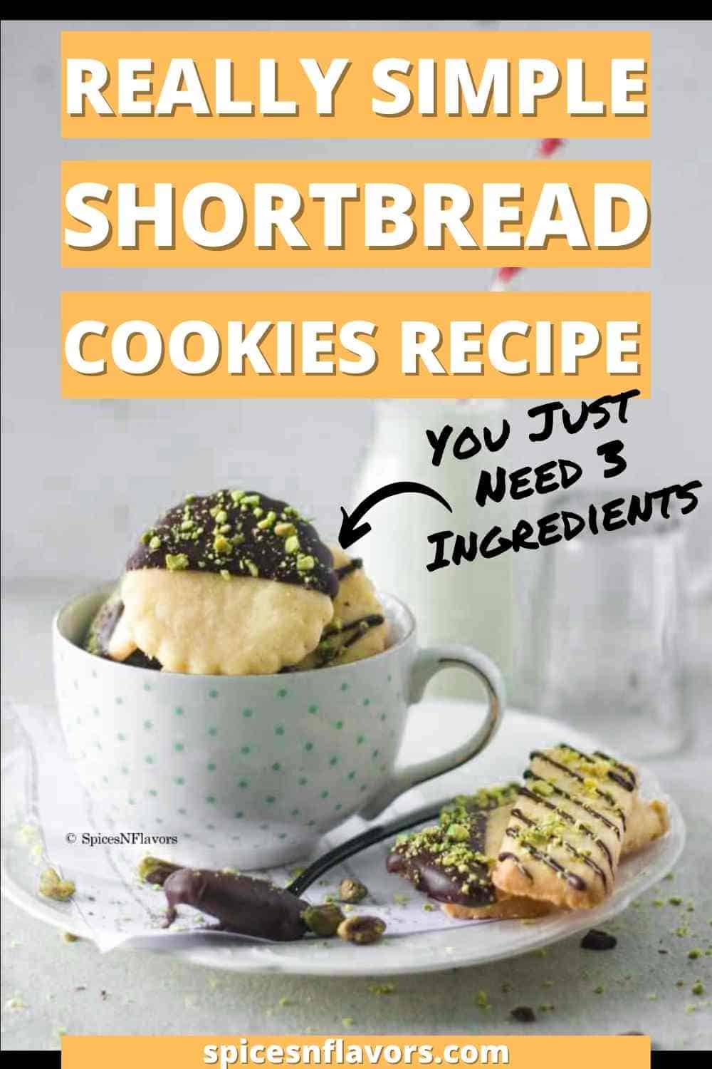 Classic Shortbread Cookies recipe - Spices N Flavors