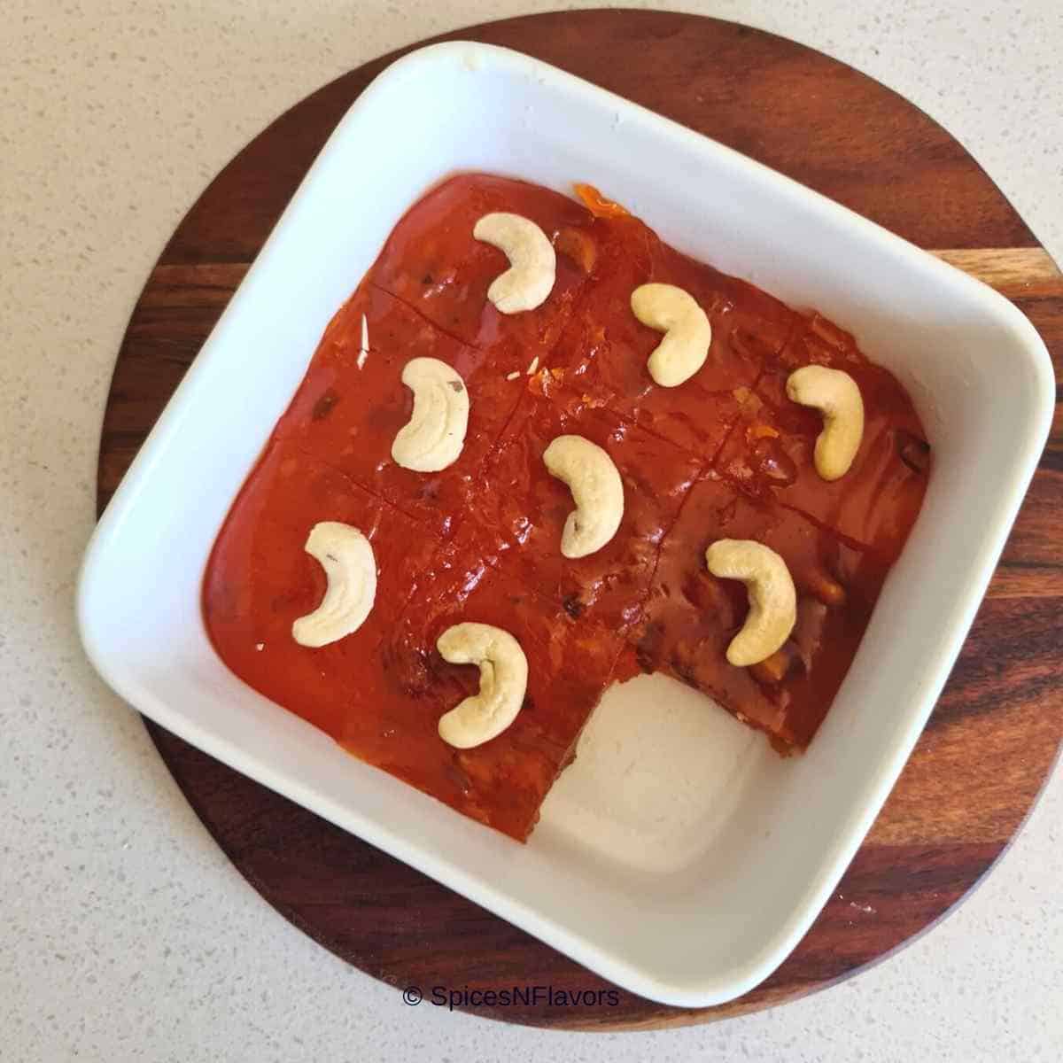 Bombay Karachi Halwa - Easy Method - Spices N Flavors