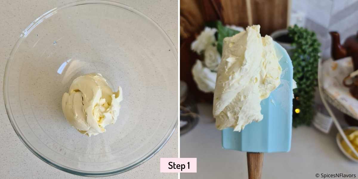 Stiff Cream Cheese Frosting for Decorating - Spices N Flavors
