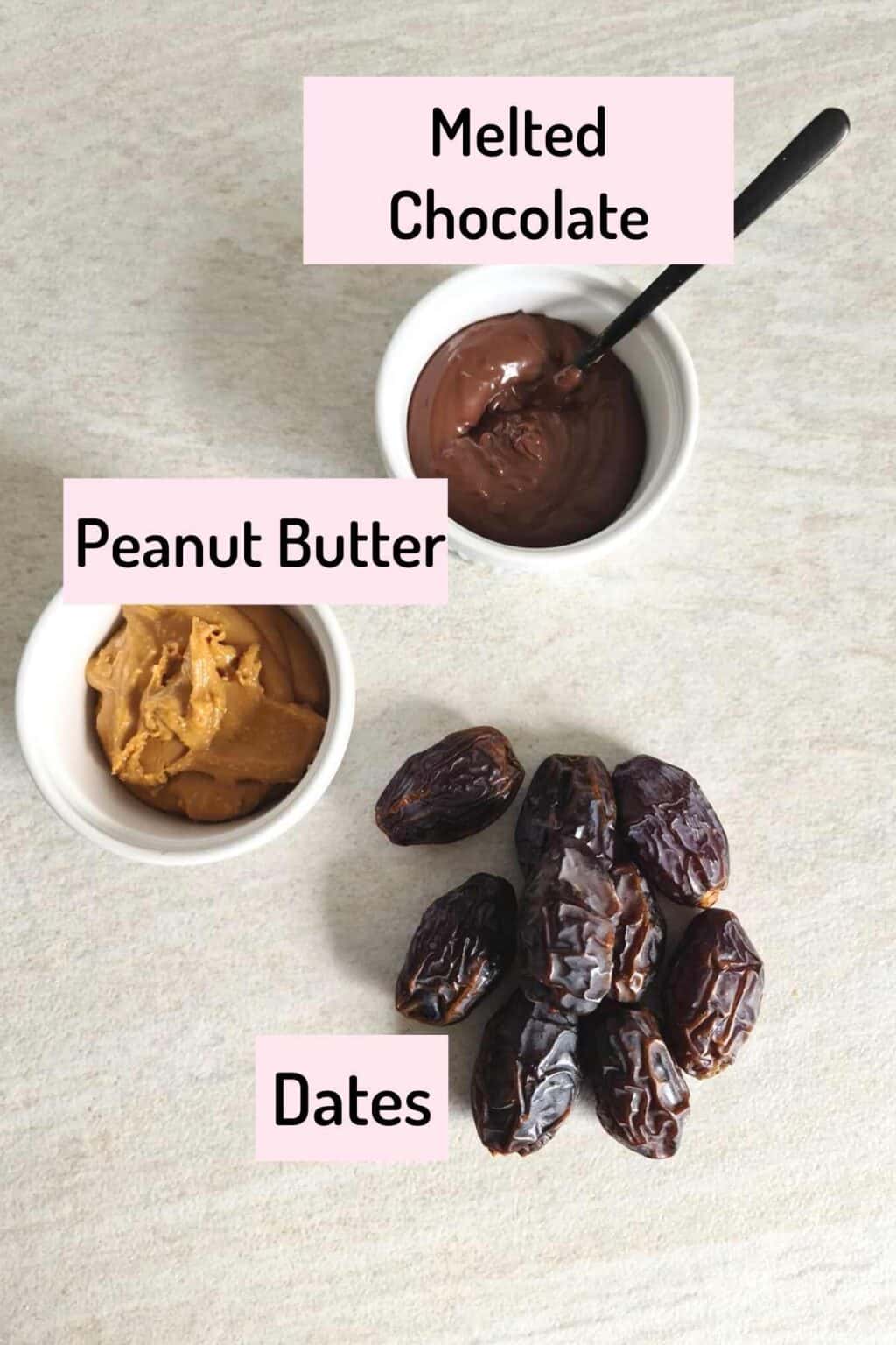 Chocolate Covered Peanut Butter Stuffed Dates - Spices N Flavors