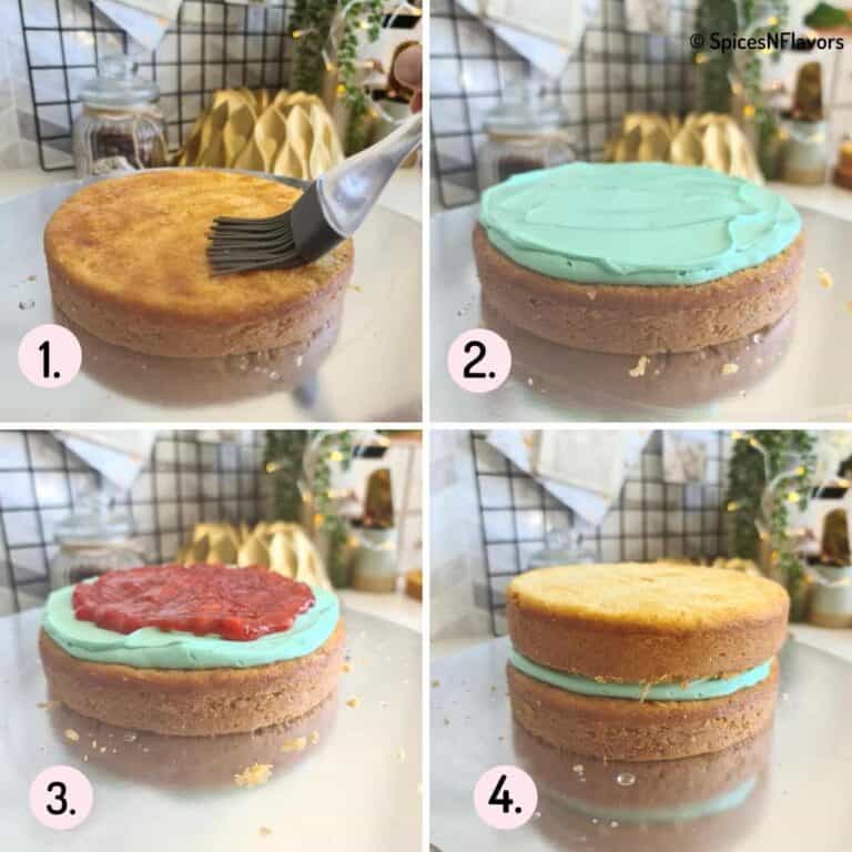 Mermaid Cake without Fondant (Easy Tutorial) - Spices N Flavors