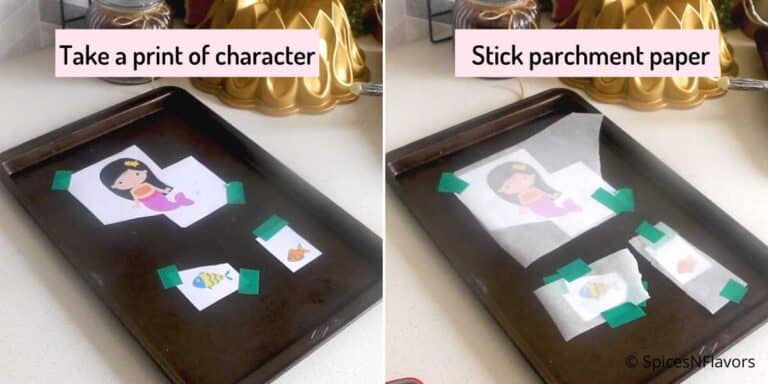 Mermaid Cake without Fondant (Easy Tutorial) - Spices N Flavors