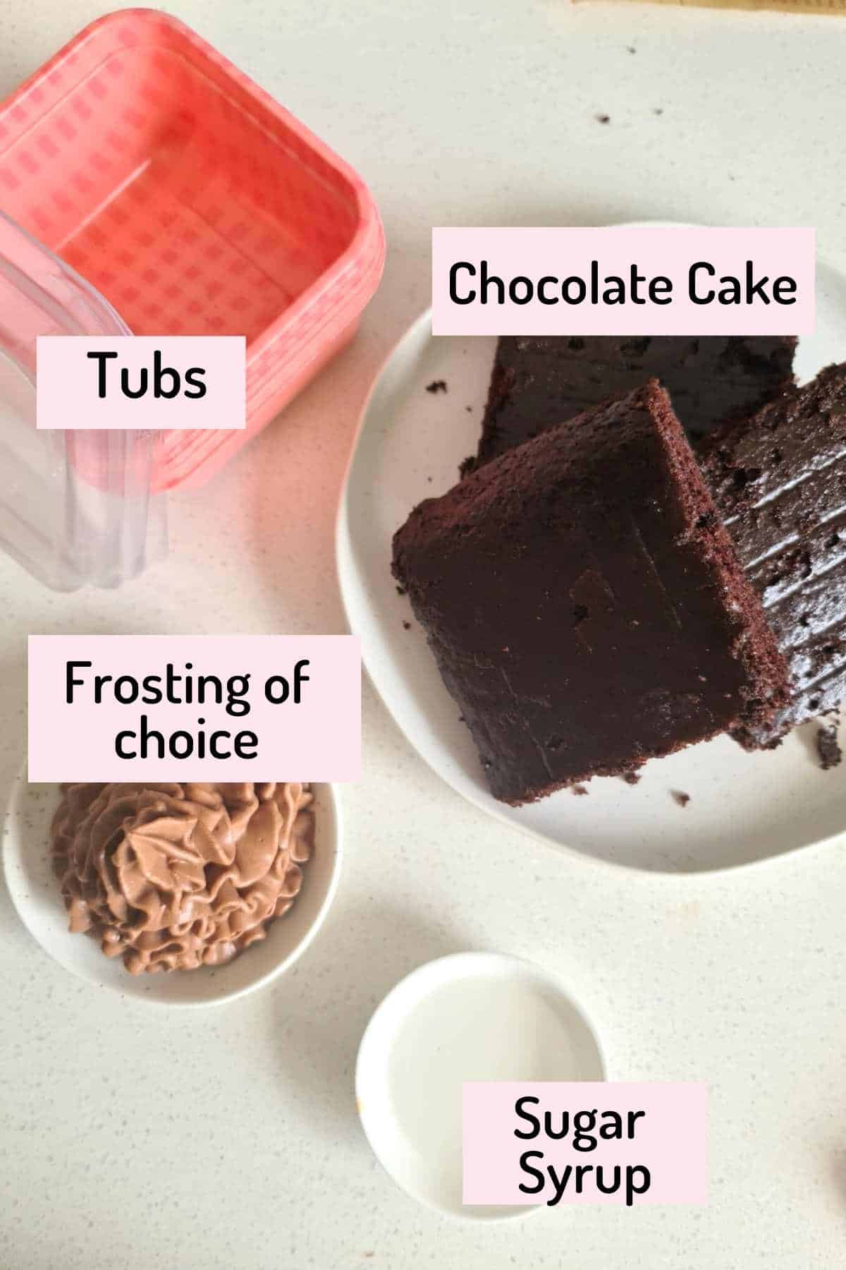 Cake Tub (Tub Cake) Recipe - 4 flavours - Spices N Flavors