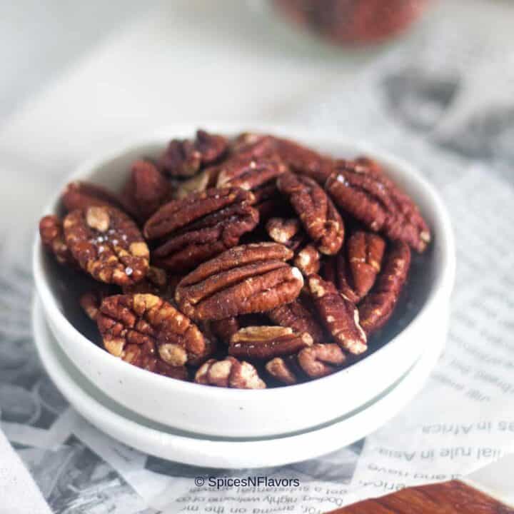 Air Fryer Pecans - Spices N Flavors