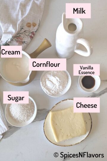 Knafeh recipes (Lebanese Kunafa recipe) with Cream - Spices N Flavors