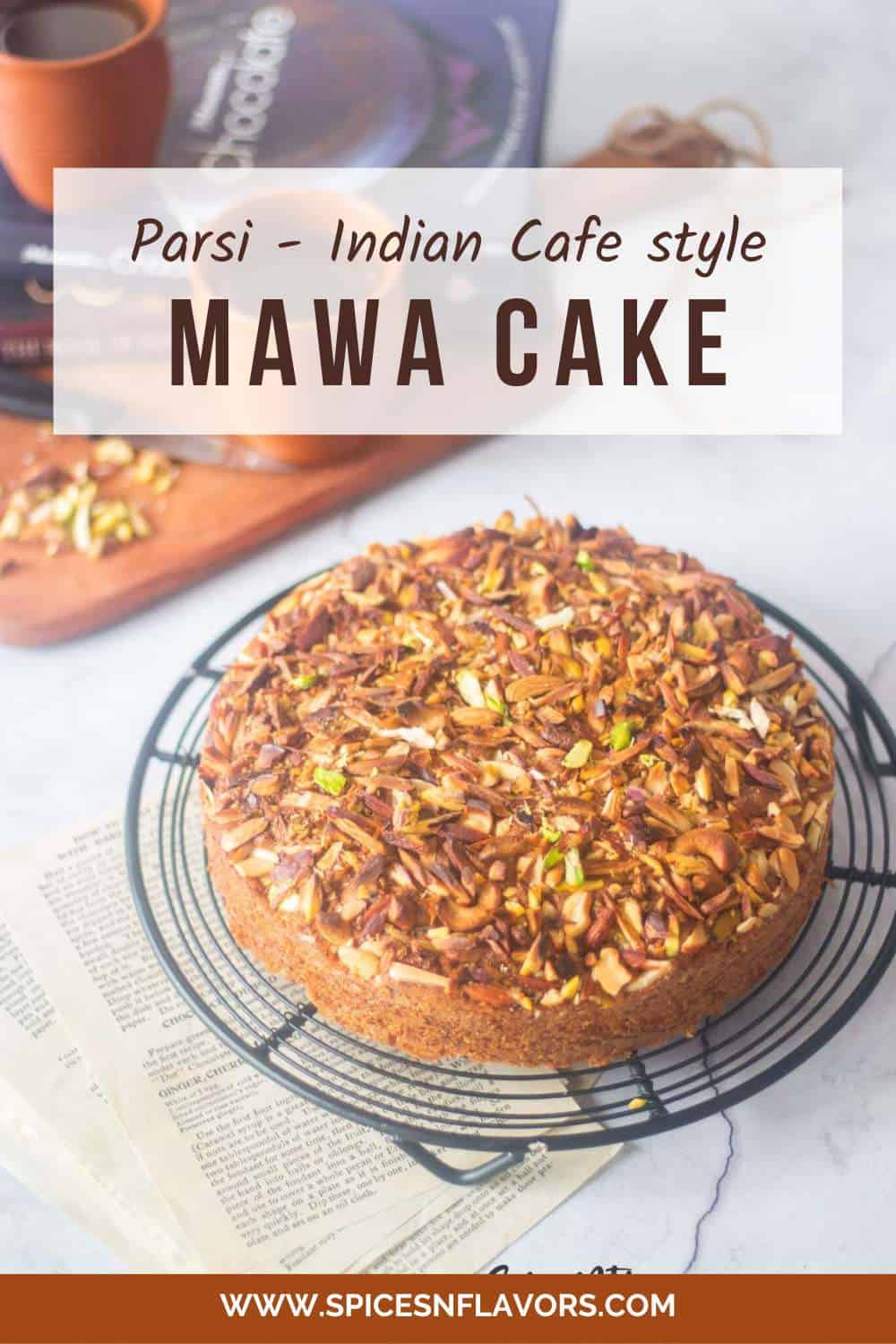 How to make Mawa Cake with easy step by step recipe - Spices N Flavors