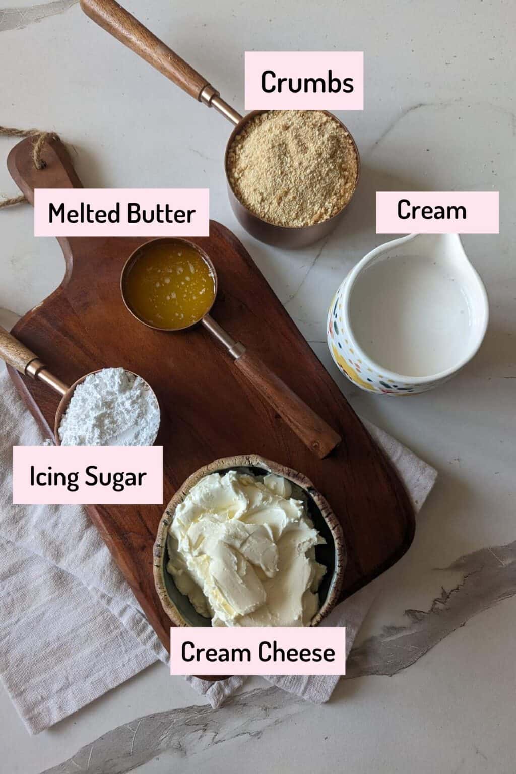 Easy 5 ingredient No Bake Cheesecake recipe (Mini) - Spices N Flavors