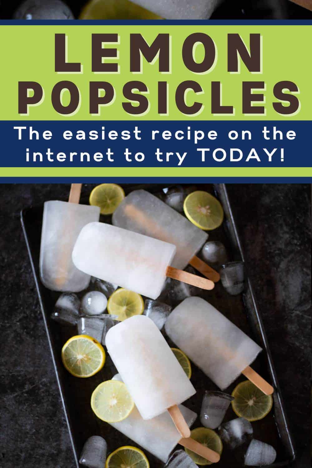 How to make Lemon Popsicles - Quick and Easy recipe - Spices N Flavors