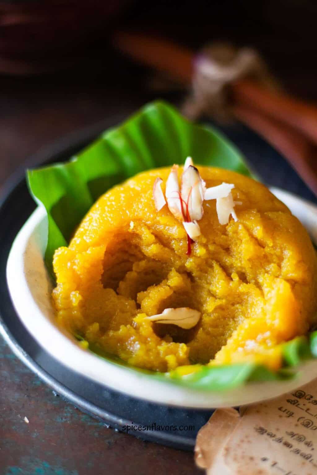 Easy Badam Halwa recipe with Almond Flour in minutes - Spices N Flavors
