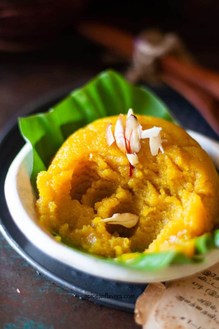 Easy Badam Halwa recipe with Almond Flour in minutes - Spices N Flavors