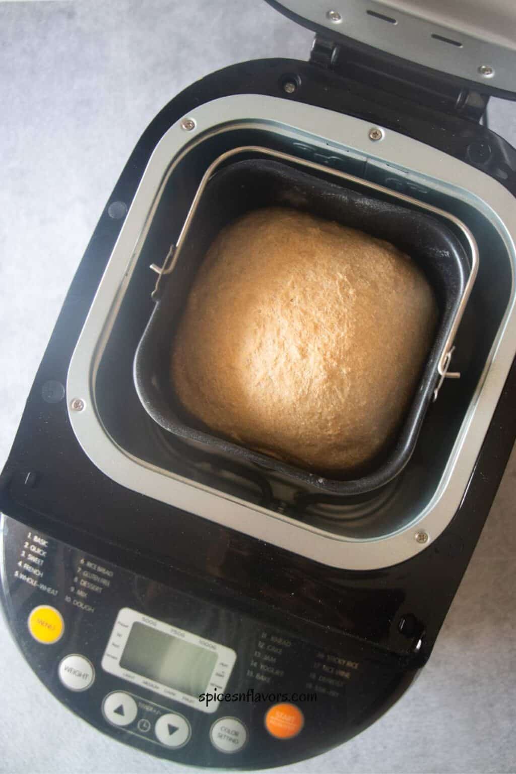 100% Best Whole Wheat Bread Machine recipe you need - Spices N Flavors