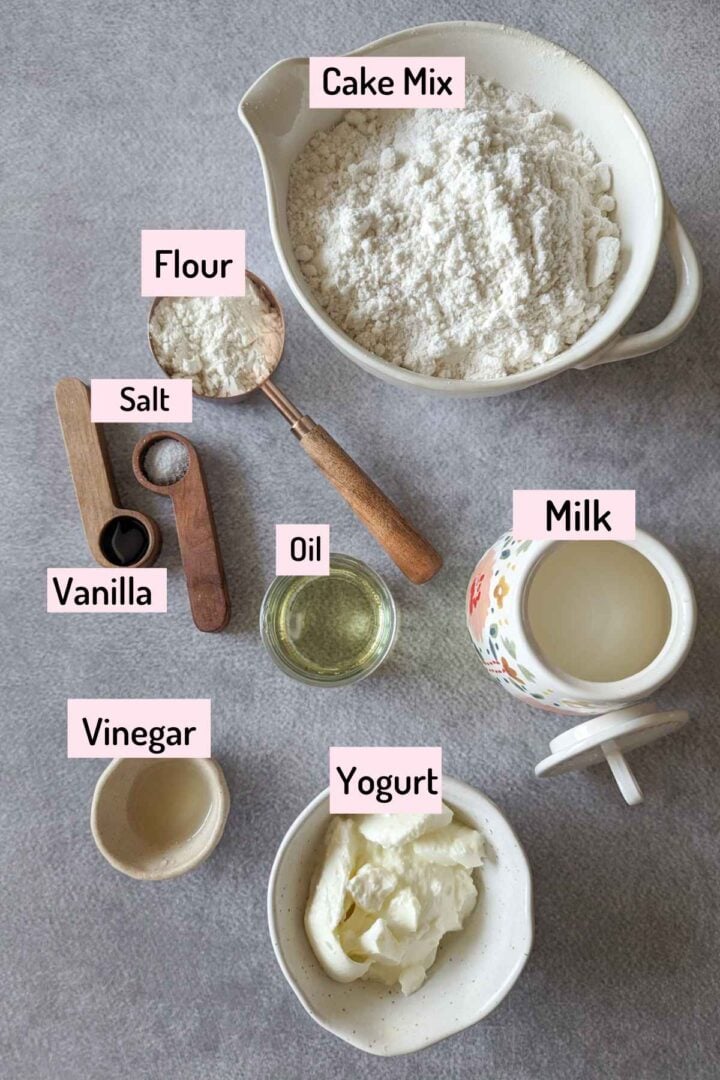 The Best Cake Mix Coffee Cake recipe without Eggs - Spices N Flavors