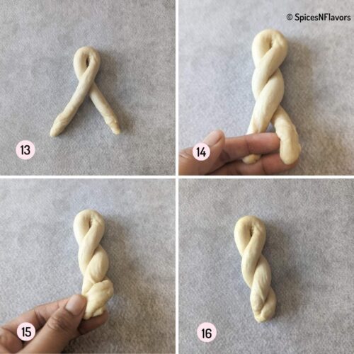 Soft and Fluffy Twisted Doughnut Recipe - kkwabaegi - Spices N Flavors