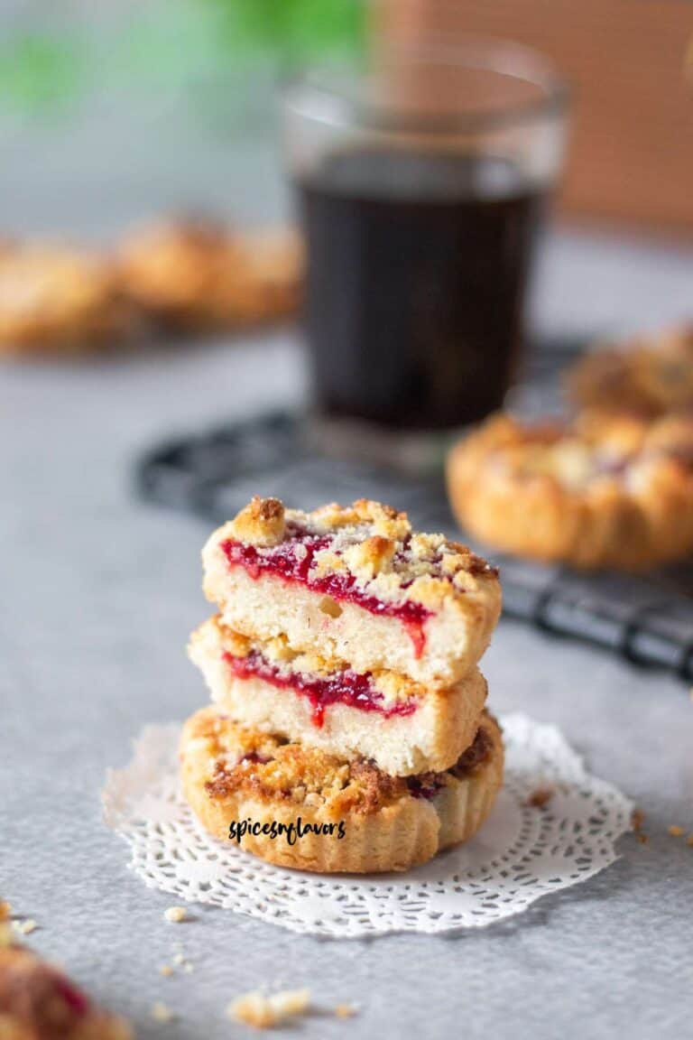 Peda Crumble Cookies for Diwali - Spices N Flavors