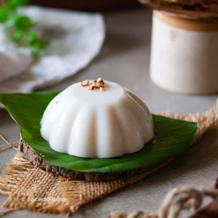 3 ingredient Coconut Pudding recipe - Easy and Simple - Spices N Flavors