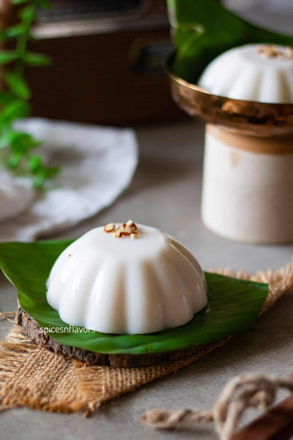 3 ingredient Coconut Pudding recipe - Easy and Simple - Spices N Flavors