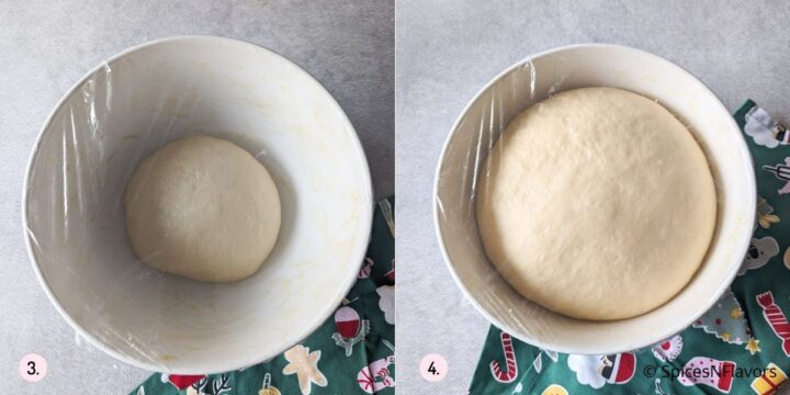 Round Challah recipe - Easy 4-strand braided bread - Spices N Flavors
