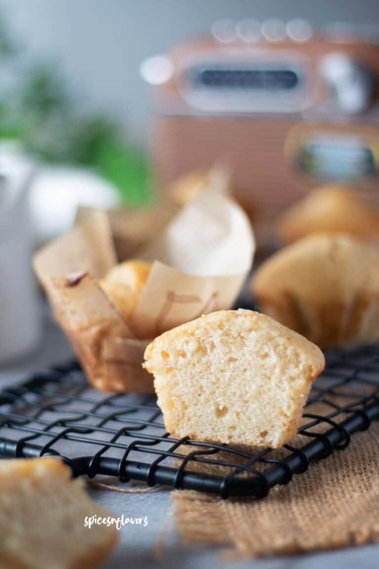 Easy Eggless Vanilla Muffin Recipe in 3 simple steps - Spices N Flavors