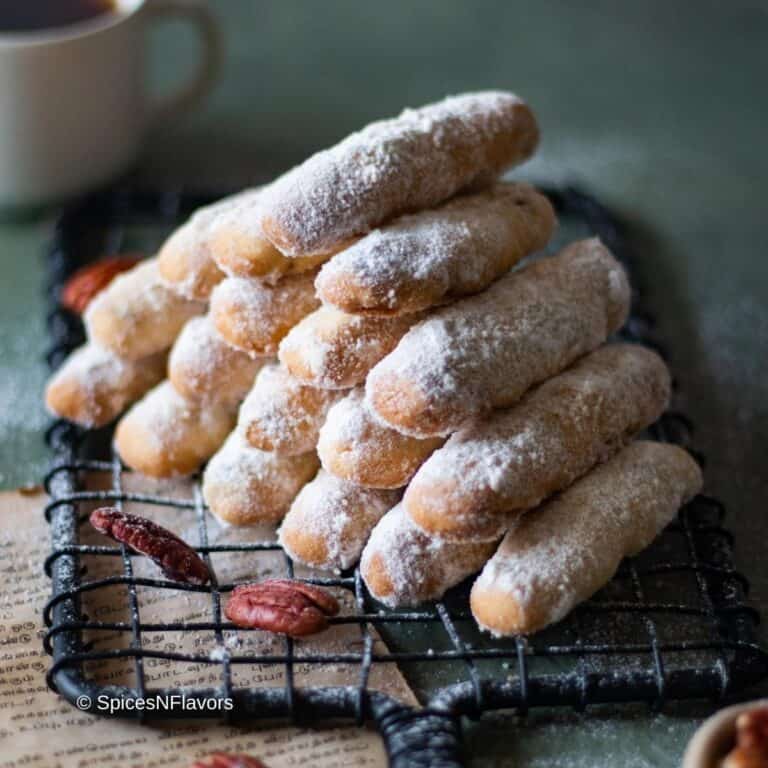 Pecan Fingers Cookies recipe - Spices N Flavors