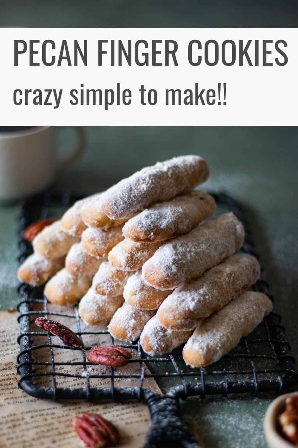 Pecan Fingers Cookies recipe - Spices N Flavors