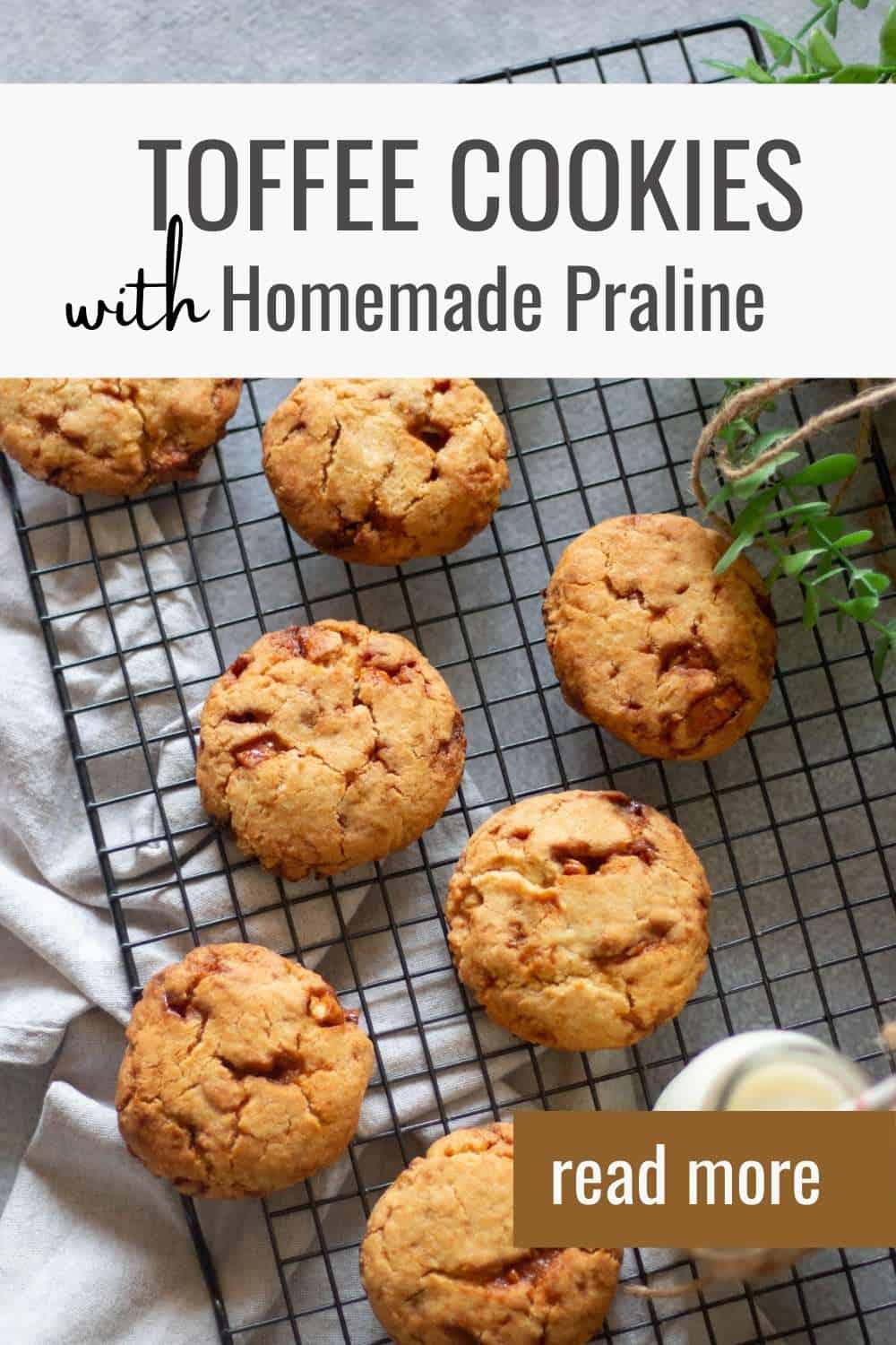 The Best Homemade Toffee Cookies recipe - Spices N Flavors