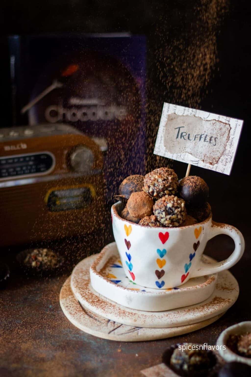 2 ingredient Truffles recipe without Condensed Milk - Spices N Flavors