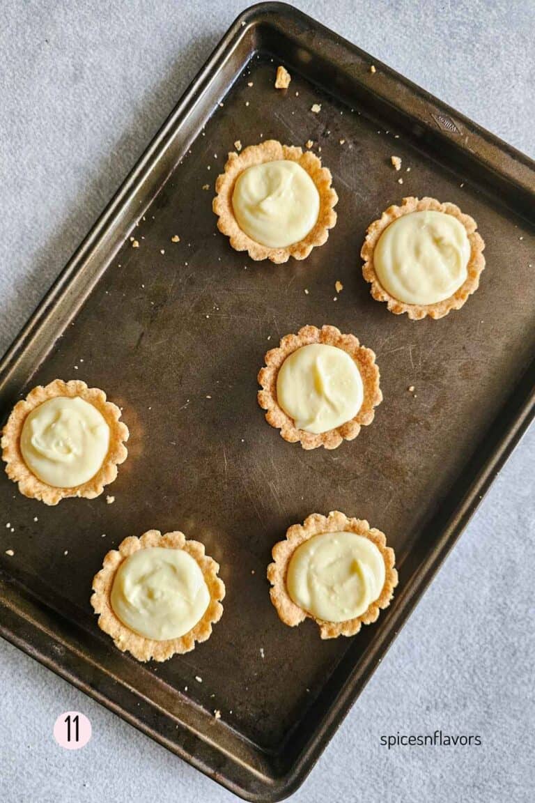 Best Baked Japanese Hokkaido Cheese Tart recipe - Spices N Flavors