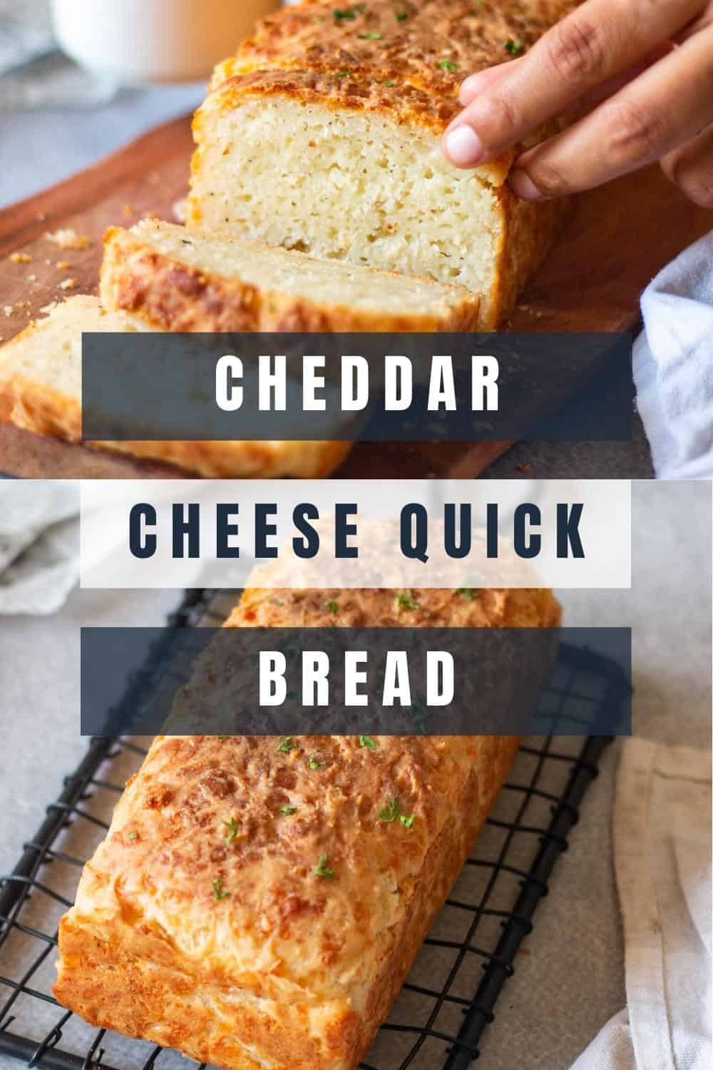 No Knead Easy Cheddar Cheese Quick Bread recipe - Spices N Flavors