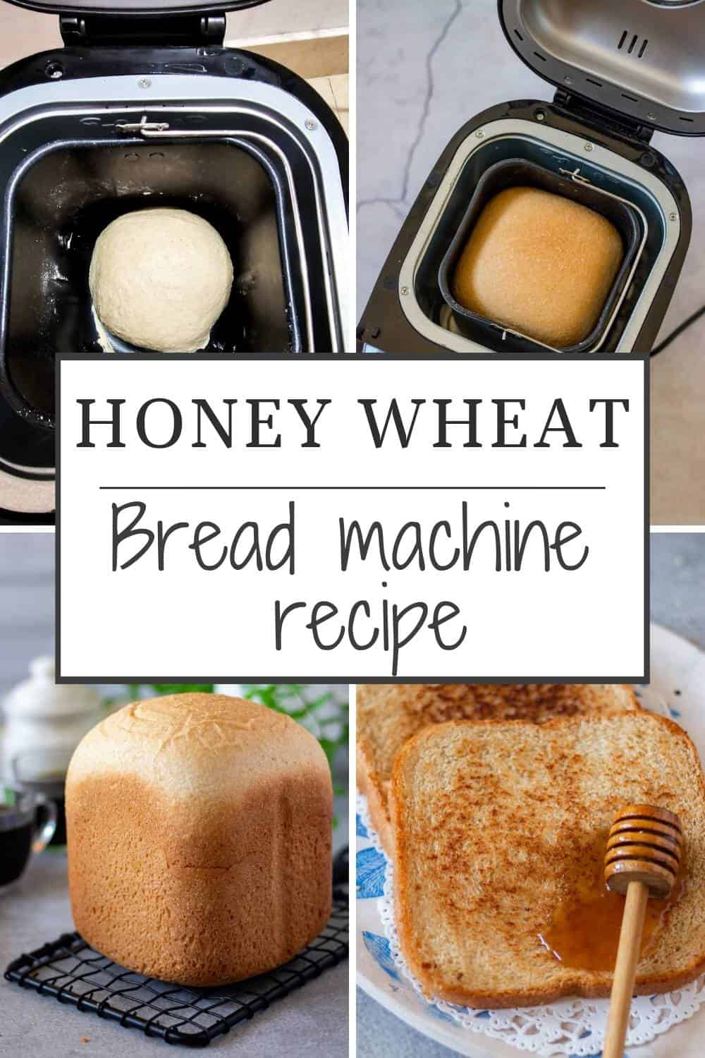 Honey Wheat Bread Machine recipe - Basic Loaf - Spices N Flavors