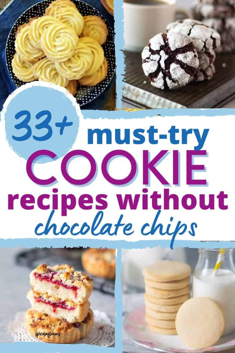 33+ Easy Cookie recipes without Chocolate Chips - Spices N Flavors