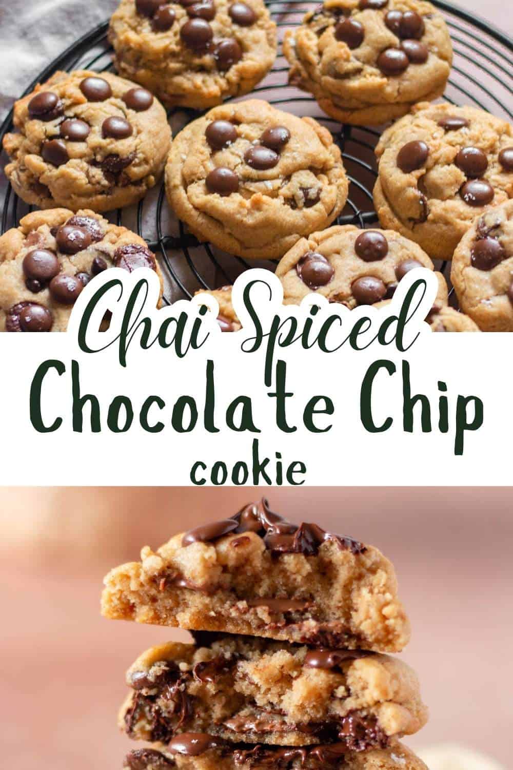 Chai Chocolate Chip Cookies recipe without eggs - Spices N Flavors