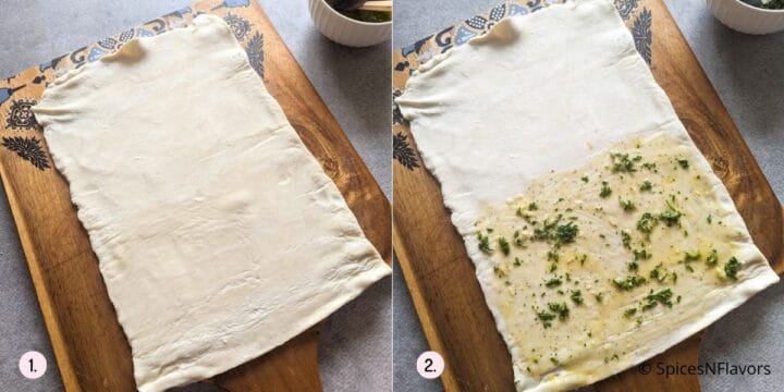 Super Easy Cheesy Garlic Puff Pastry Twists recipe - Spices N Flavors
