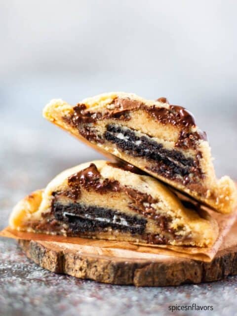 Knafeh recipes (Lebanese Kunafa recipe) with Cream - Spices N Flavors